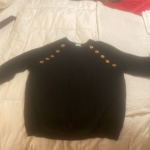 MARELLA | Sweaters | Marella Sport Black Blend 34 Sleeve Cotton Blend ...